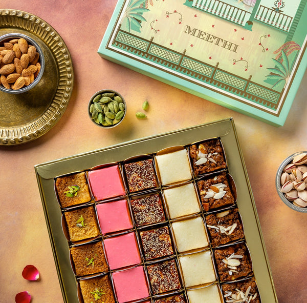 Green Premium Assorted Mithai Box – Meethi