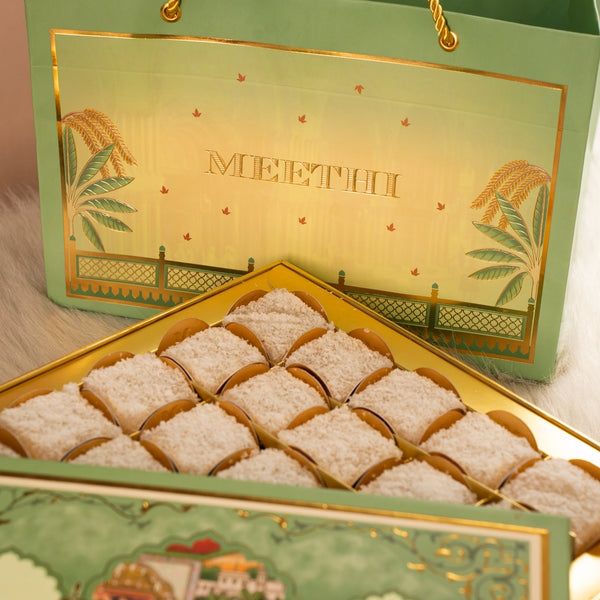 Natural Nariyal Barfi Box – Meethi
